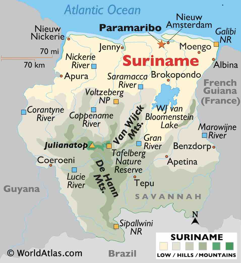 Our Top 5 Best Places To Visit In Suriname: - Travelho